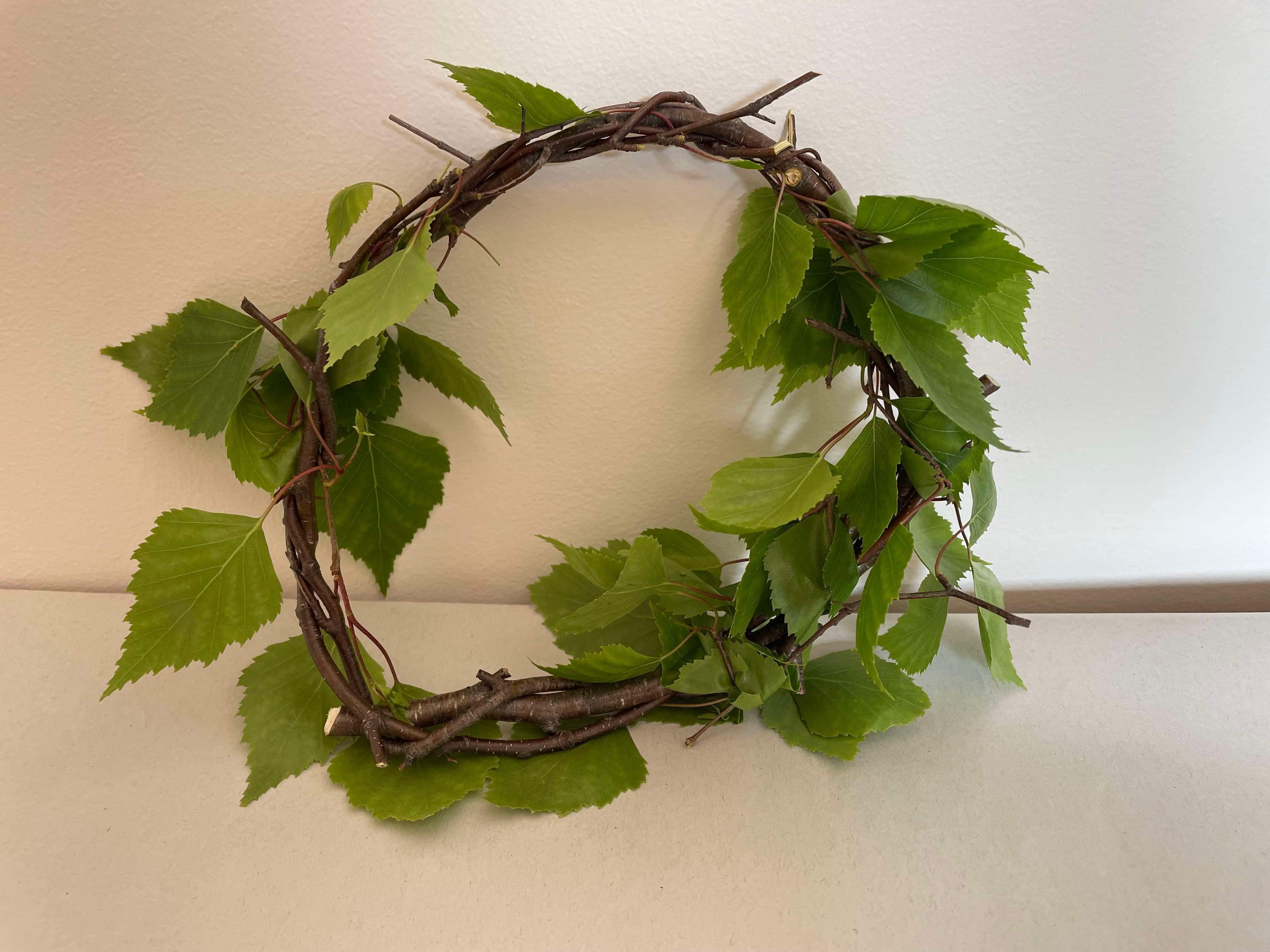 Birch wreath – The Binky Collective